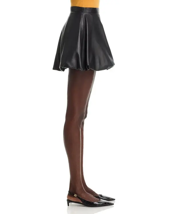 BY MALENE BIRGER Brey Leather Skirt