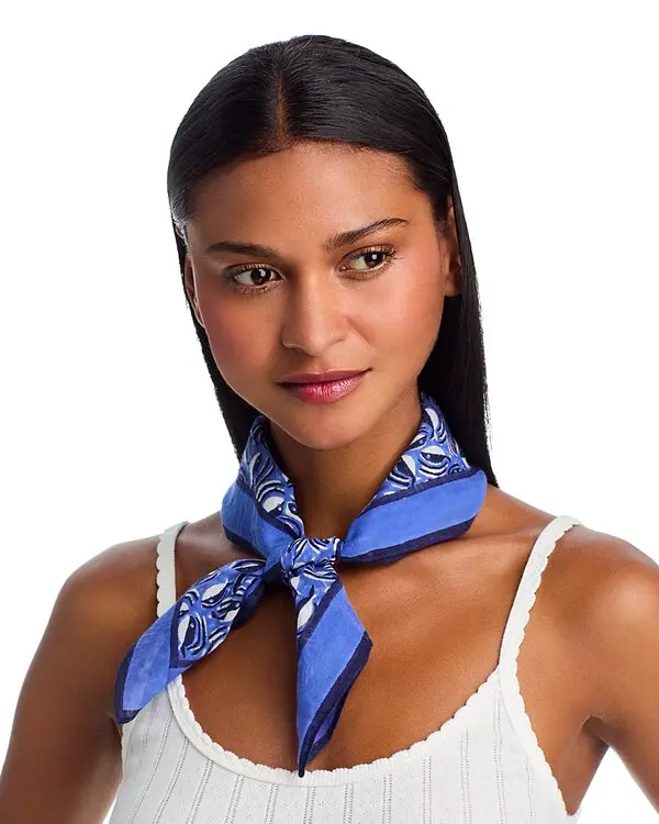 Echo Shoal Of Fish Bandana - Ultramarin