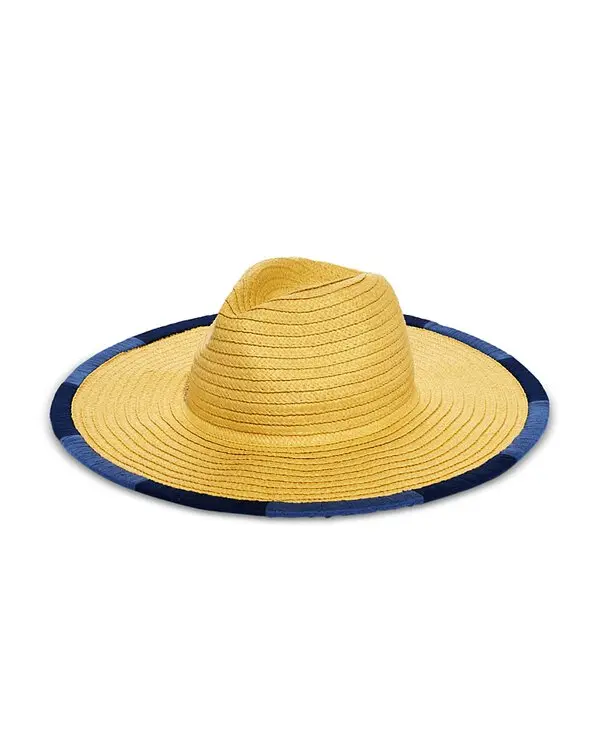 Echo Floppy Straw Hat - Indigo