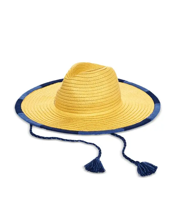 Echo Floppy Straw Hat - Indigo
