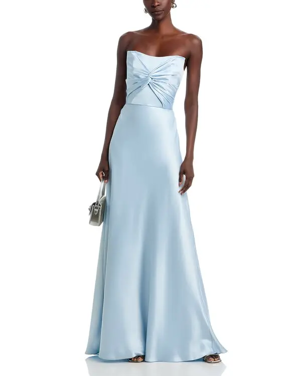 Amsale Aretha Dress - Ice | Editorialist
