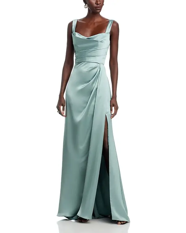 Amsale Strappy Maxi Dress