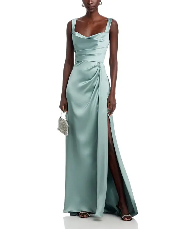 Amsale Strappy Maxi Dress