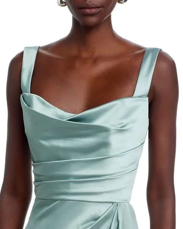 Amsale Strappy Maxi Dress