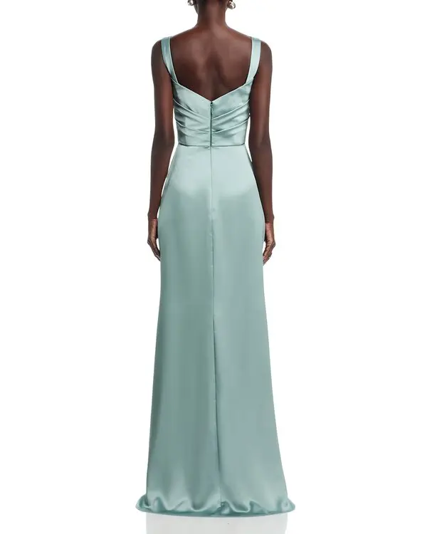 Amsale Strappy Maxi Dress
