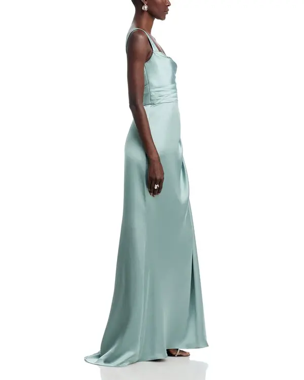 Amsale Strappy Maxi Dress