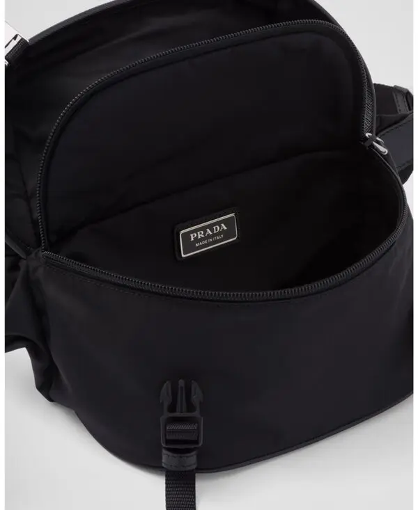 Prada Re-nylon And Saffiano Leather Shoulder Bag