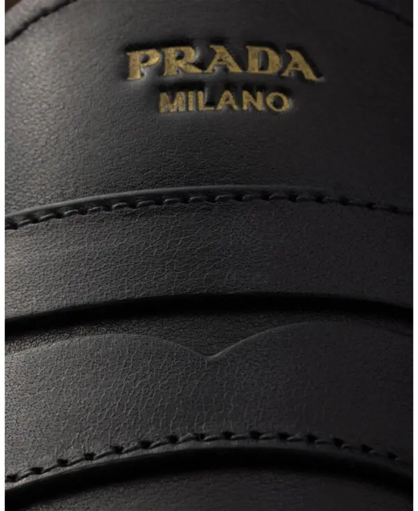 Prada Leather Loafers - Black