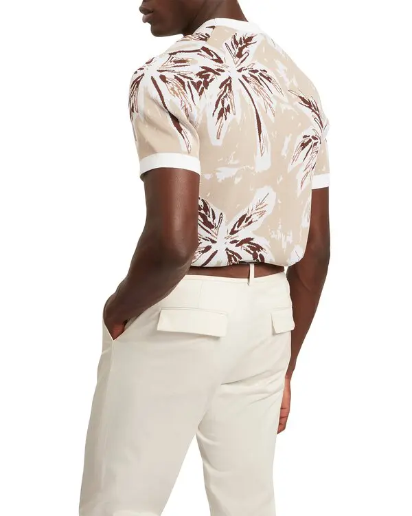 Ted Baker London Knit Leaf Print T-shirt