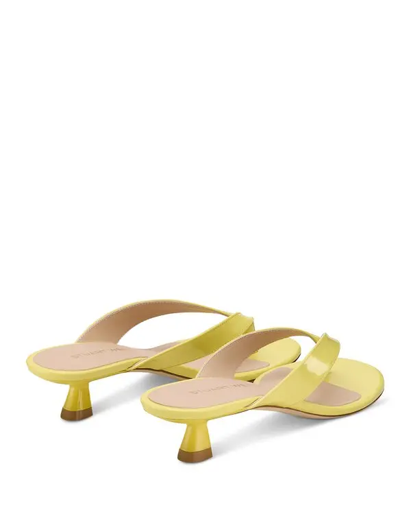 STUART WEITZMAN Rio Leather Sandals - Citrine