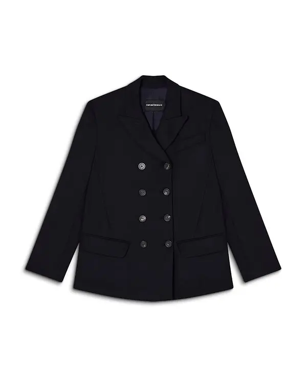 Emporio Armani Wool Double Breasted Blazer