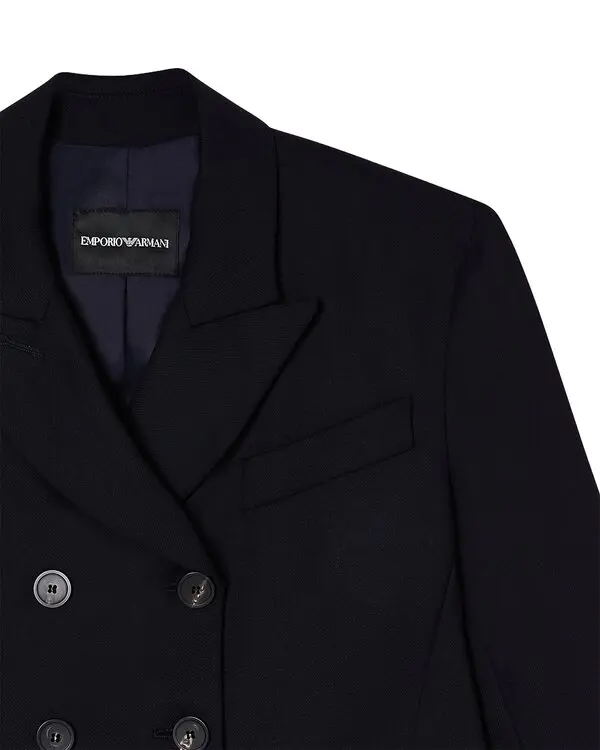 Emporio Armani Wool Double Breasted Blazer