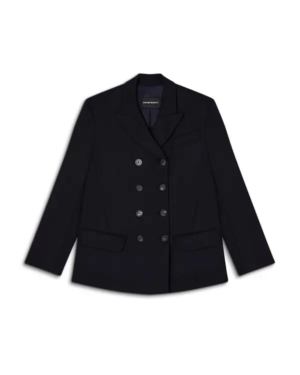 Emporio Armani Wool Double Breasted Blazer