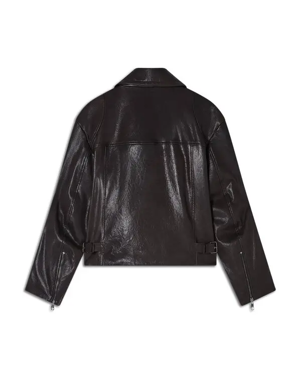 Emporio Armani Leather Biker Jacket