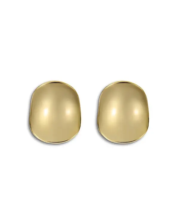 Ted Baker London Conya Concave Stud Earrings - Gold Tone