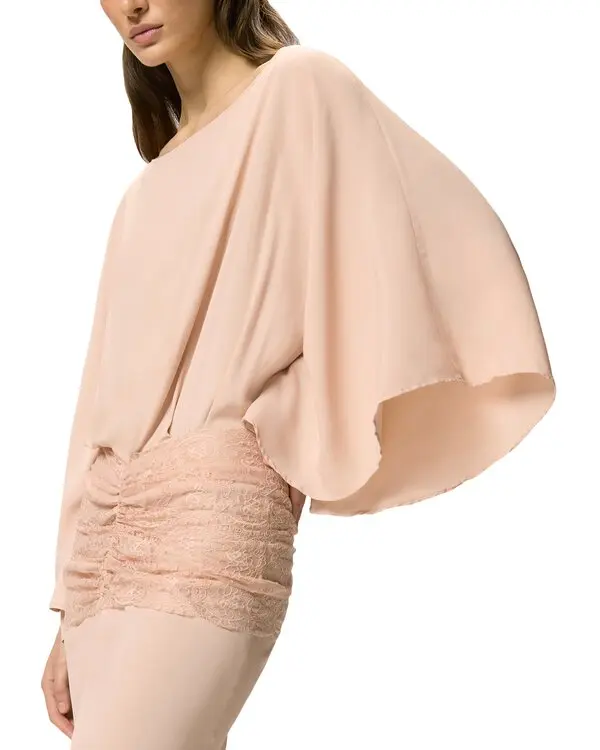 Pinko Radicchio Crepe De Chine Dress