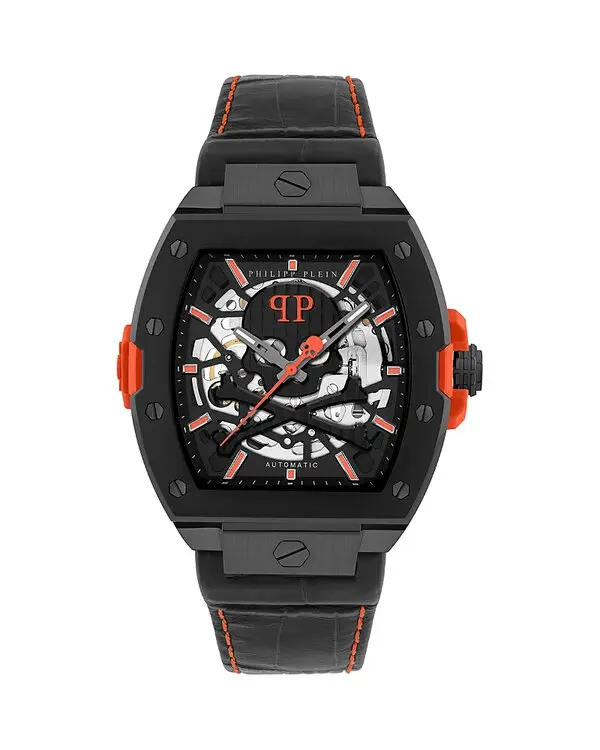 Philipp Plein The $keleton 2.0 Automatic 44mm Watch - Black