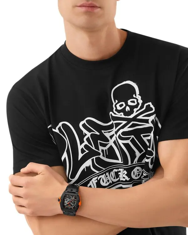 Philipp Plein The $keleton 2.0 Automatic 44mm Watch - Black