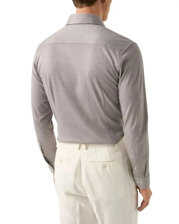 Eton Slim Fit Dress Shirt - Medium Brown