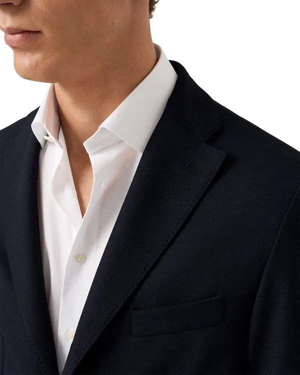 Eton Soft Wool Knit Suit Jacket