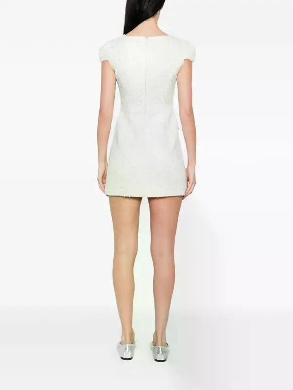 SELF-PORTRAIT Bouclé Mini Dress