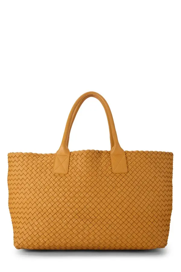 Bottega Veneta Intrecciato Cabat Tote - Orange