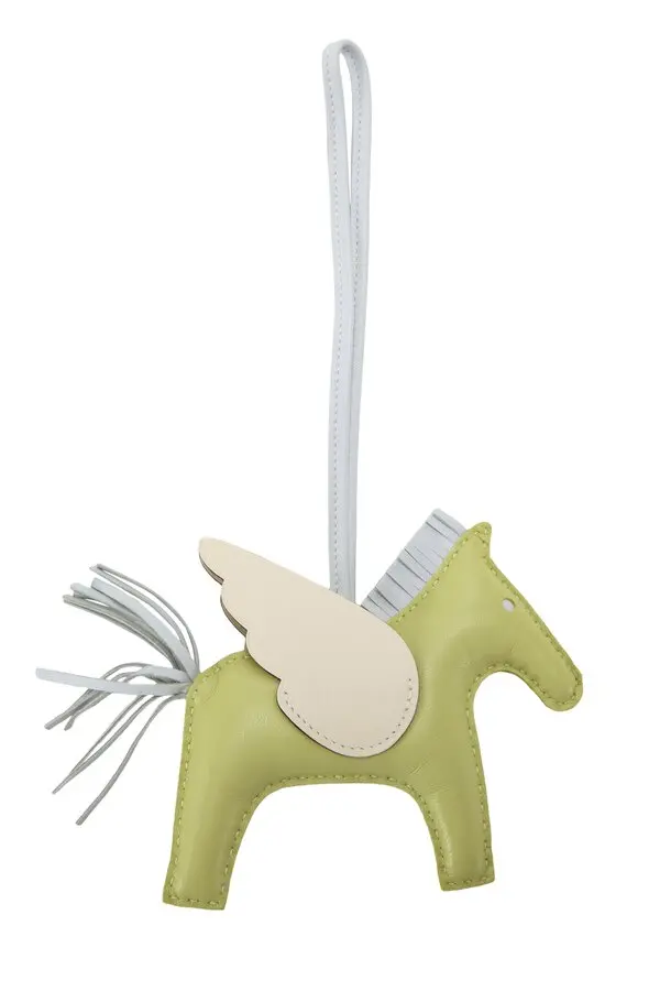 Hermès Multicolor Milo Leather Rodeo Pegase Bag Charm