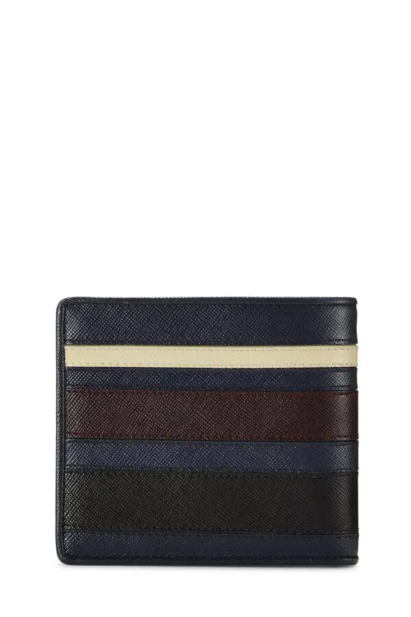 Prada Multicolor Saffiano Bifold Wallet
