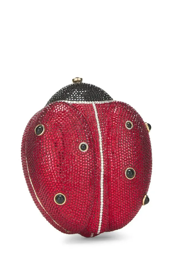 Judith Leiber Crystal Ladybug Minaudière