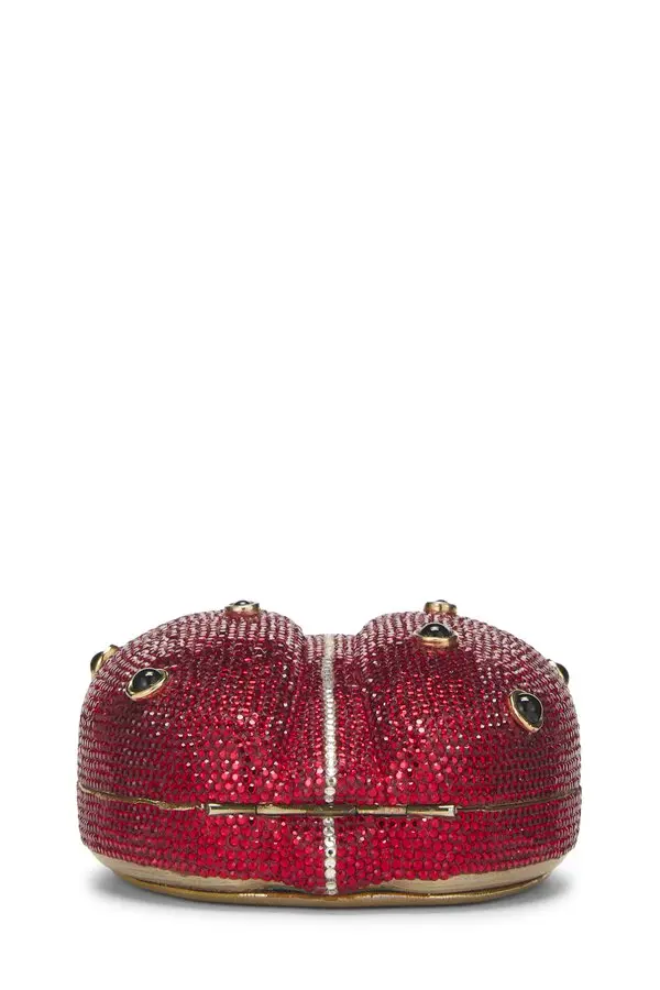 Judith Leiber Crystal Ladybug Minaudière