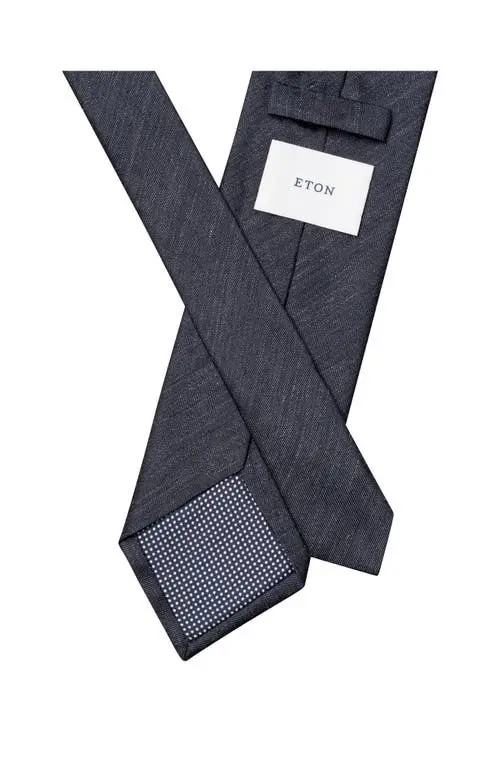 Eton Linen & Silk Necktie