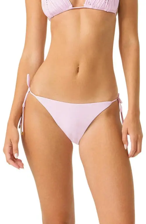 PQ SWIM Side Tie Teeny Bikini Bottoms - Rose