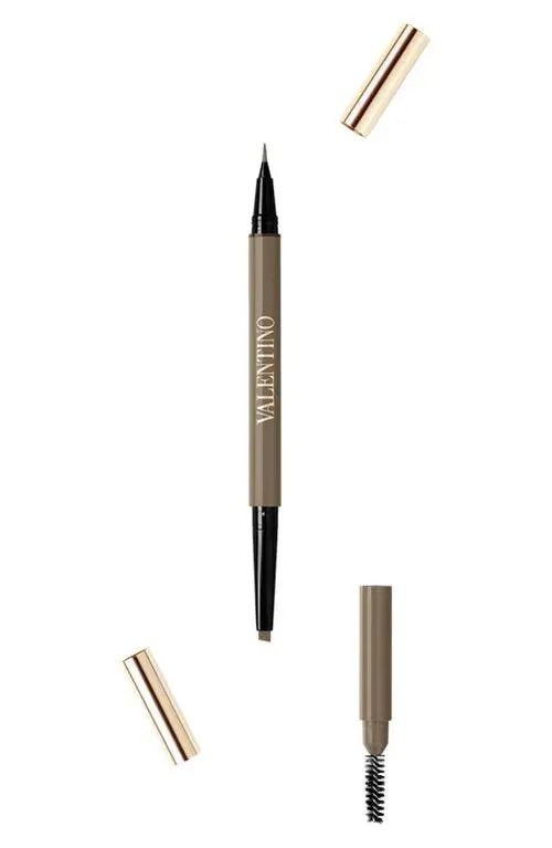Valentino Garavani 3-in-1 Multitasking Brow Liner & Brush - 01 Taupe