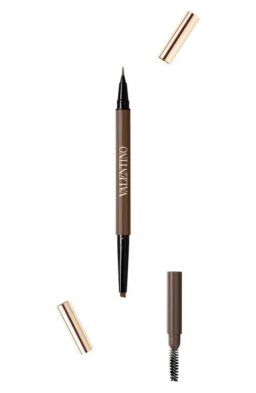 Valentino Garavani 3-in-1 Multitasking Brow Liner & Brush - 02 Brown