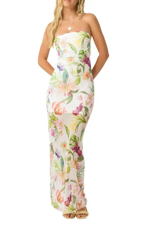 PQ Sofia Tube Cover-up Dress - Paradise Bloom