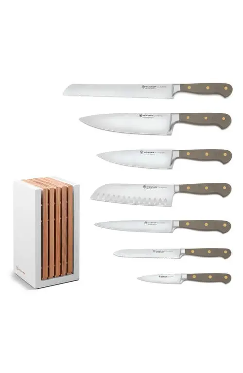 WUSTHOF Classic 8-piece Designer Knife Block Set - Grey
