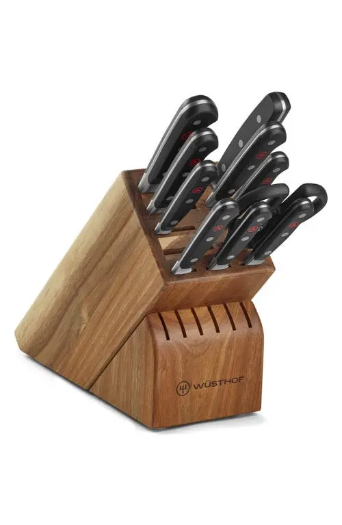 WUSTHOF Classic 11-piece Knife Block Set - Black