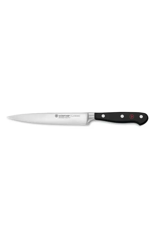 WUSTHOF Classic 6-inch Utility Knife - Black