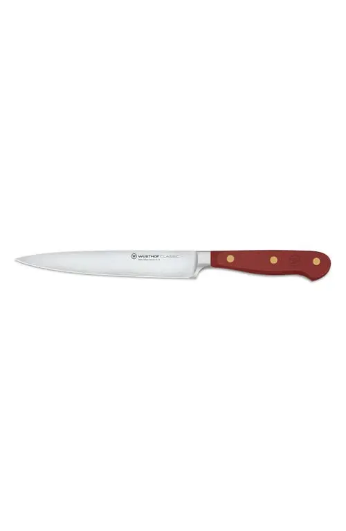 WUSTHOF Classic 6-inch Utility Knife - Red Purple