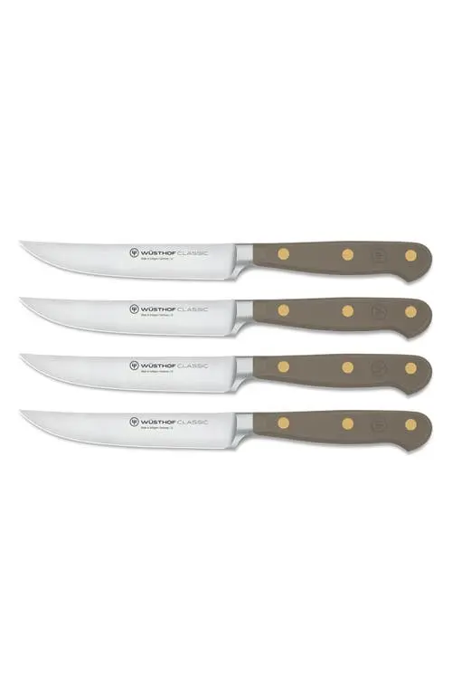 WUSTHOF Classic 4-piece Steak Knife Set - Grey