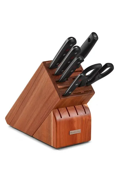 WUSTHOF Gourmet 7-piece Knife Block Set