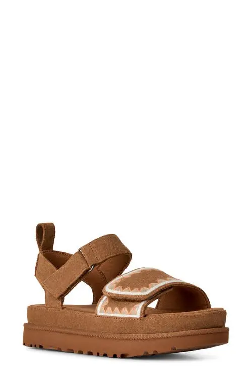 UGG Goldenstar Artistic Platform Sandal