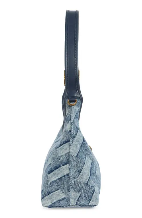 Kurt Geiger Denim Shoulder Bag - Navy