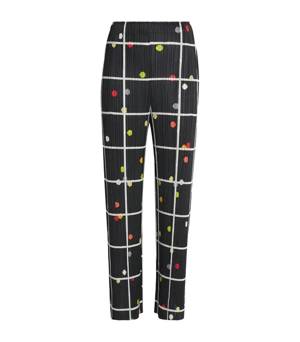 Issey Miyake Crossing Dots Pleated Trousers