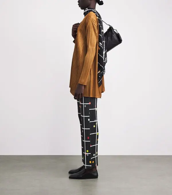 Issey Miyake Crossing Dots Pleated Trousers