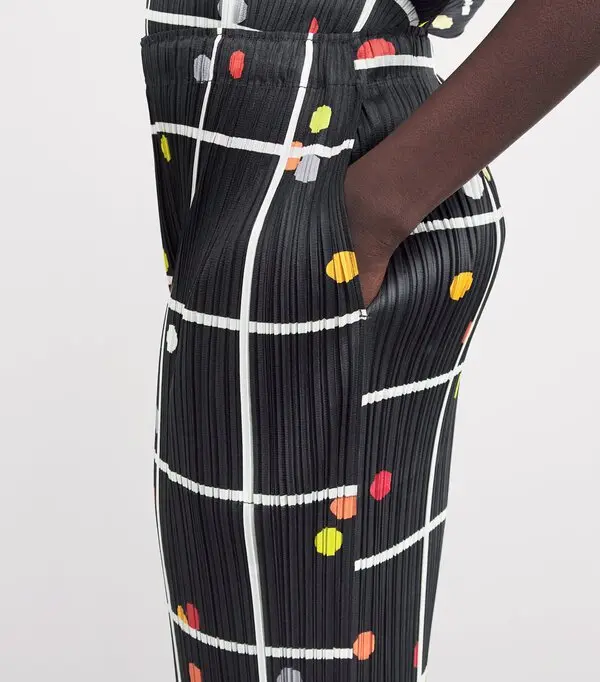 Issey Miyake Crossing Dots Pleated Trousers