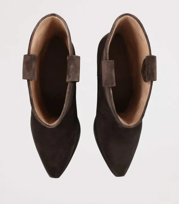 Isabel Marant Étoile Suede Duerto Cowboy Boots - Brown