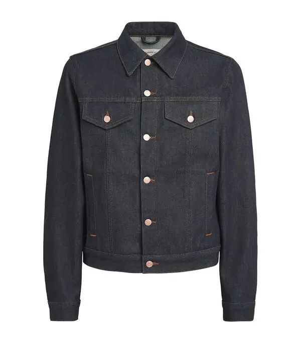 Emporio Armani Denim Blouson Jacket - Blue