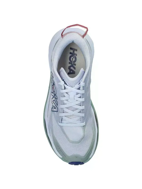 HOKA® Mafate Logo Detail Lace-up Sneakers - White