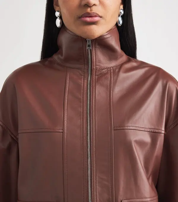 YVES SALOMON Lambskin Zip-up Jacket